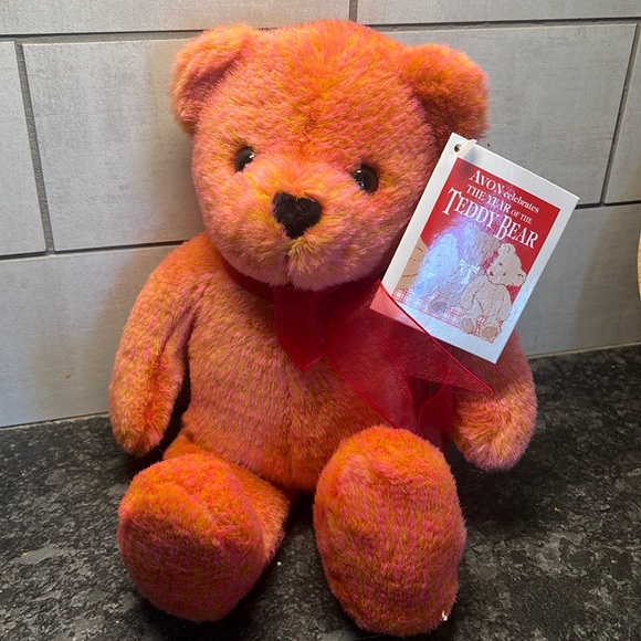 Avon | Toys | 4 Inch Avon Teddy Bear Celebrating The 10th Anniversary ...